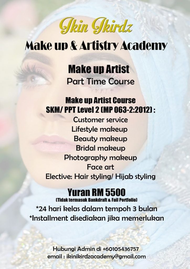 Sijil Kemahiran Malaysia Seni Solekan.